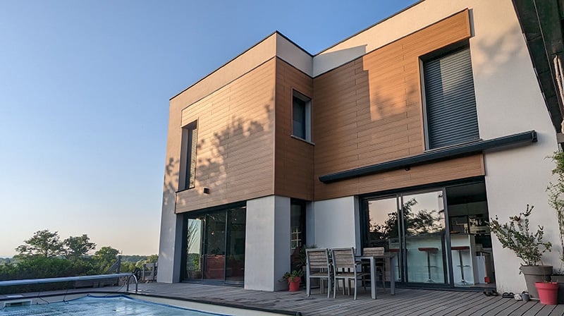 Le Composite Pour Un Bardage Bois Extérieur Tendance
